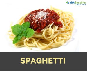 Spaghetti facts and nutrition - Health Benefits