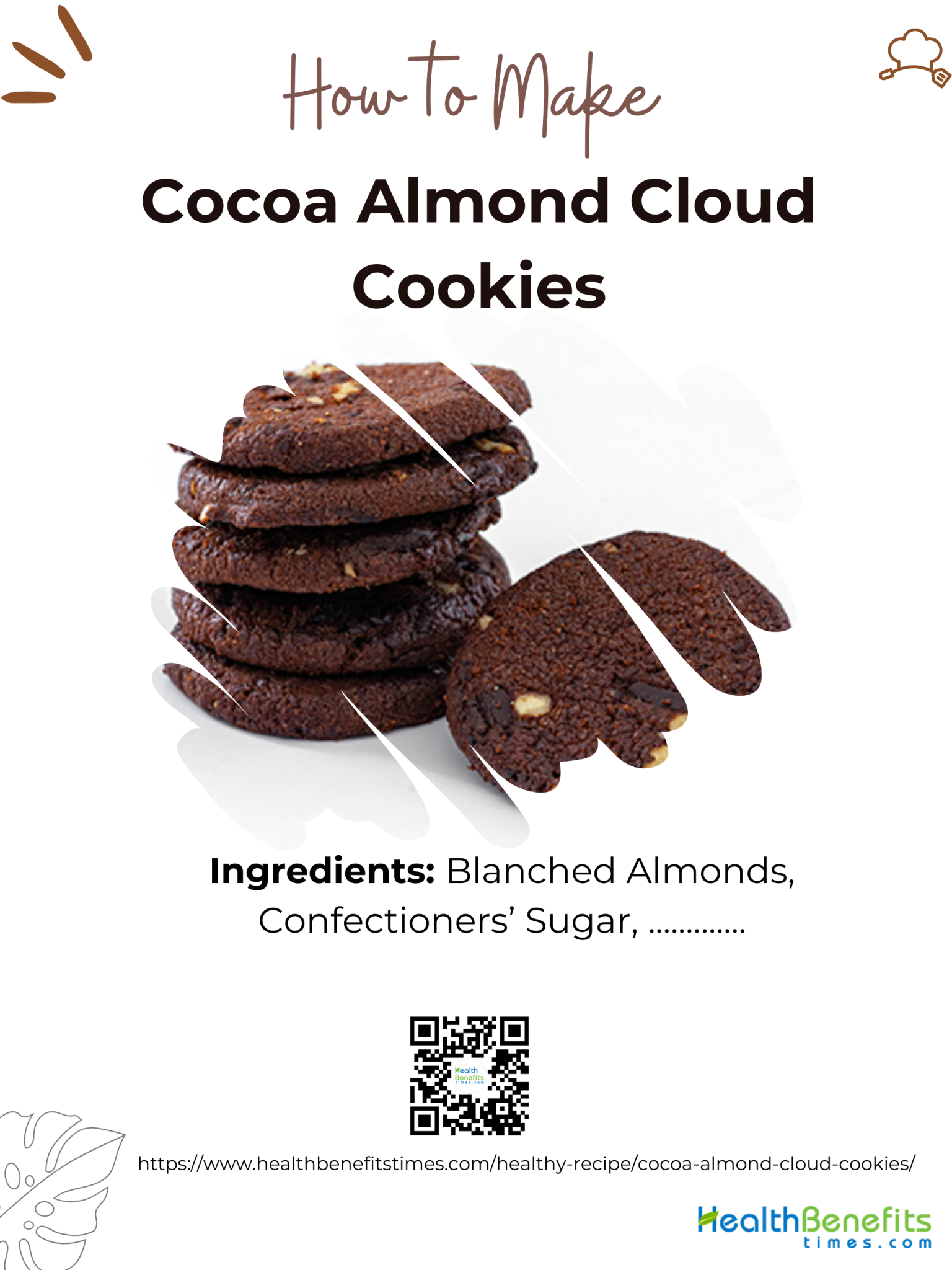 Cocoa Almond Cloud Cookies - Health Benefits