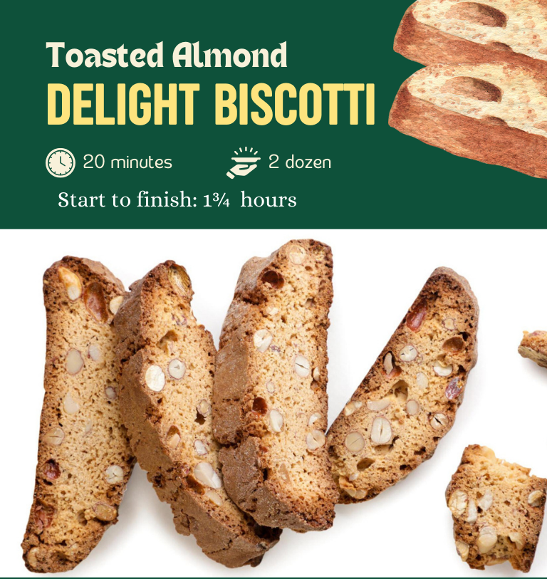 Toasted Almond Delight Biscotti | Health Benefits