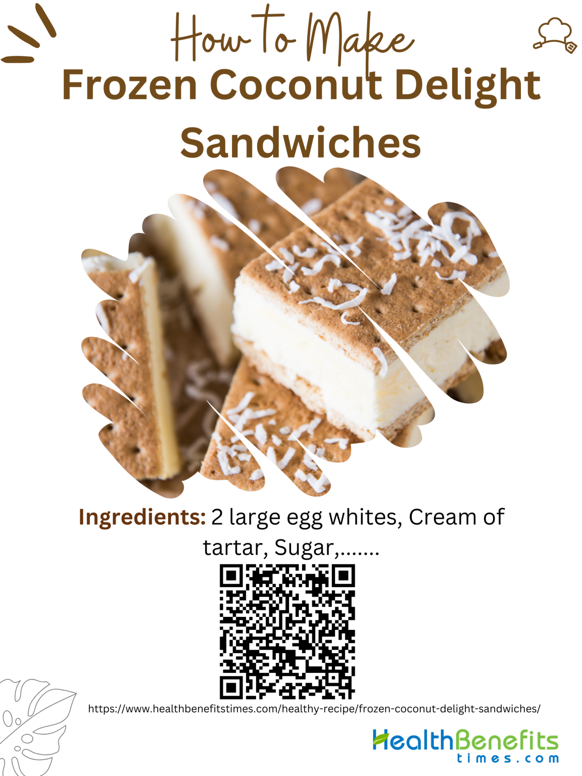 Frozen Coconut Delight Sandwiches - Health Benefits