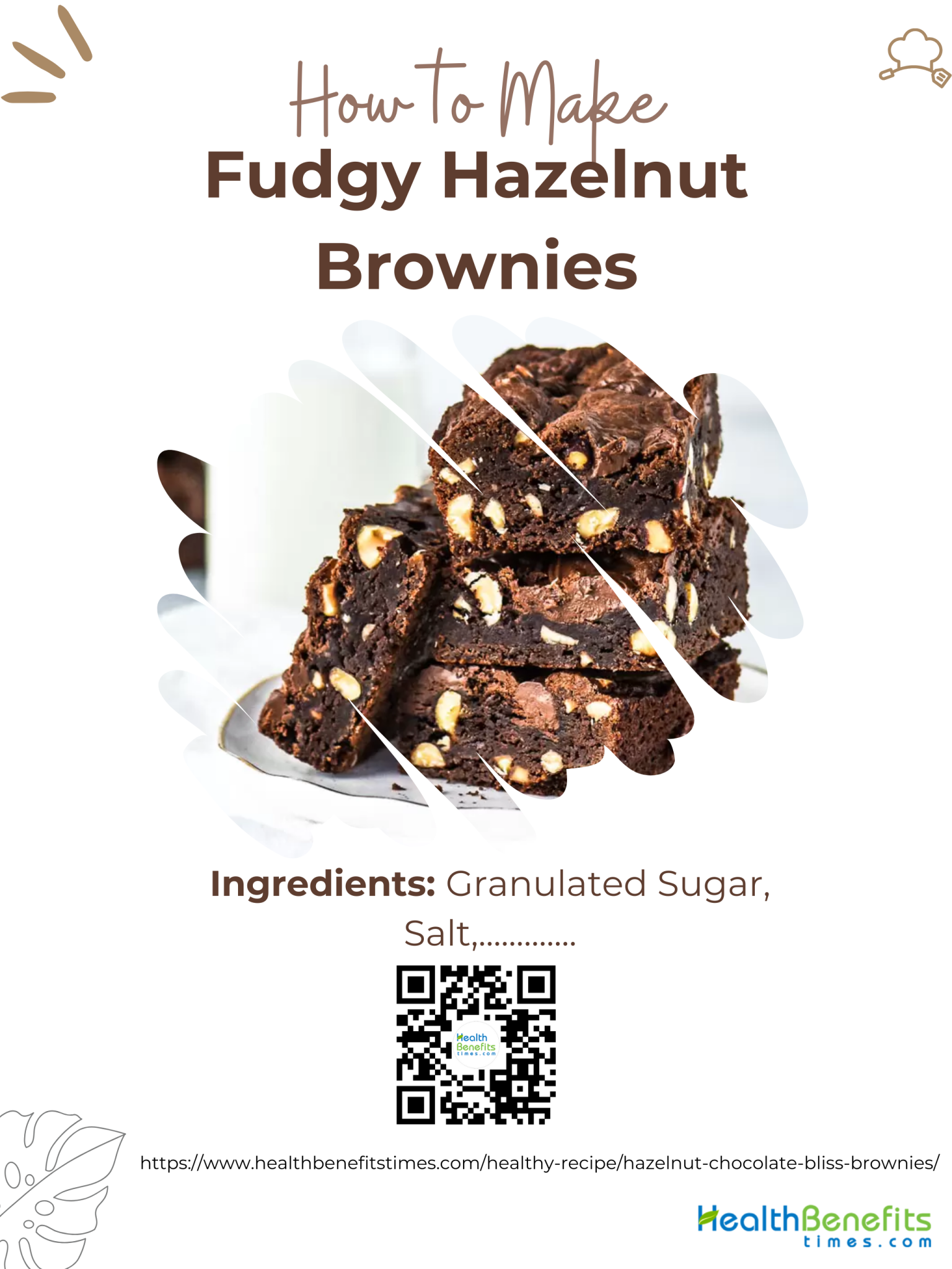 Hazelnut Chocolate Bliss Brownies | Health Benefits