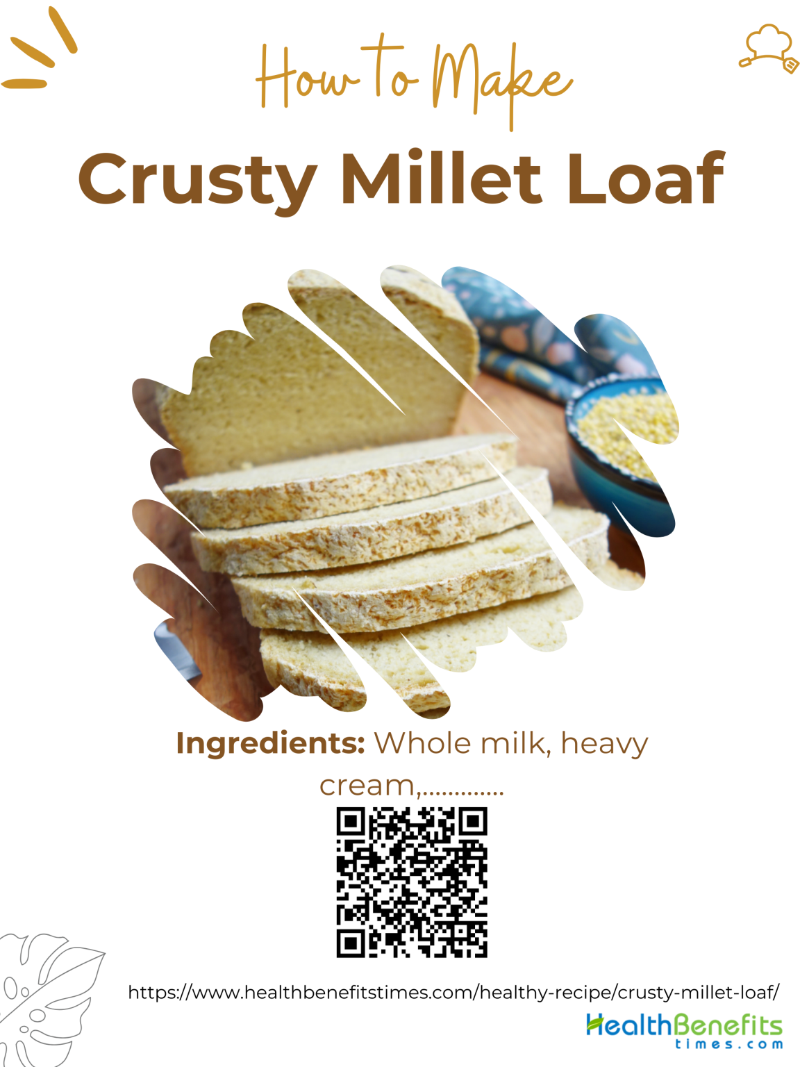 Crusty Millet Loaf - Health Benefits