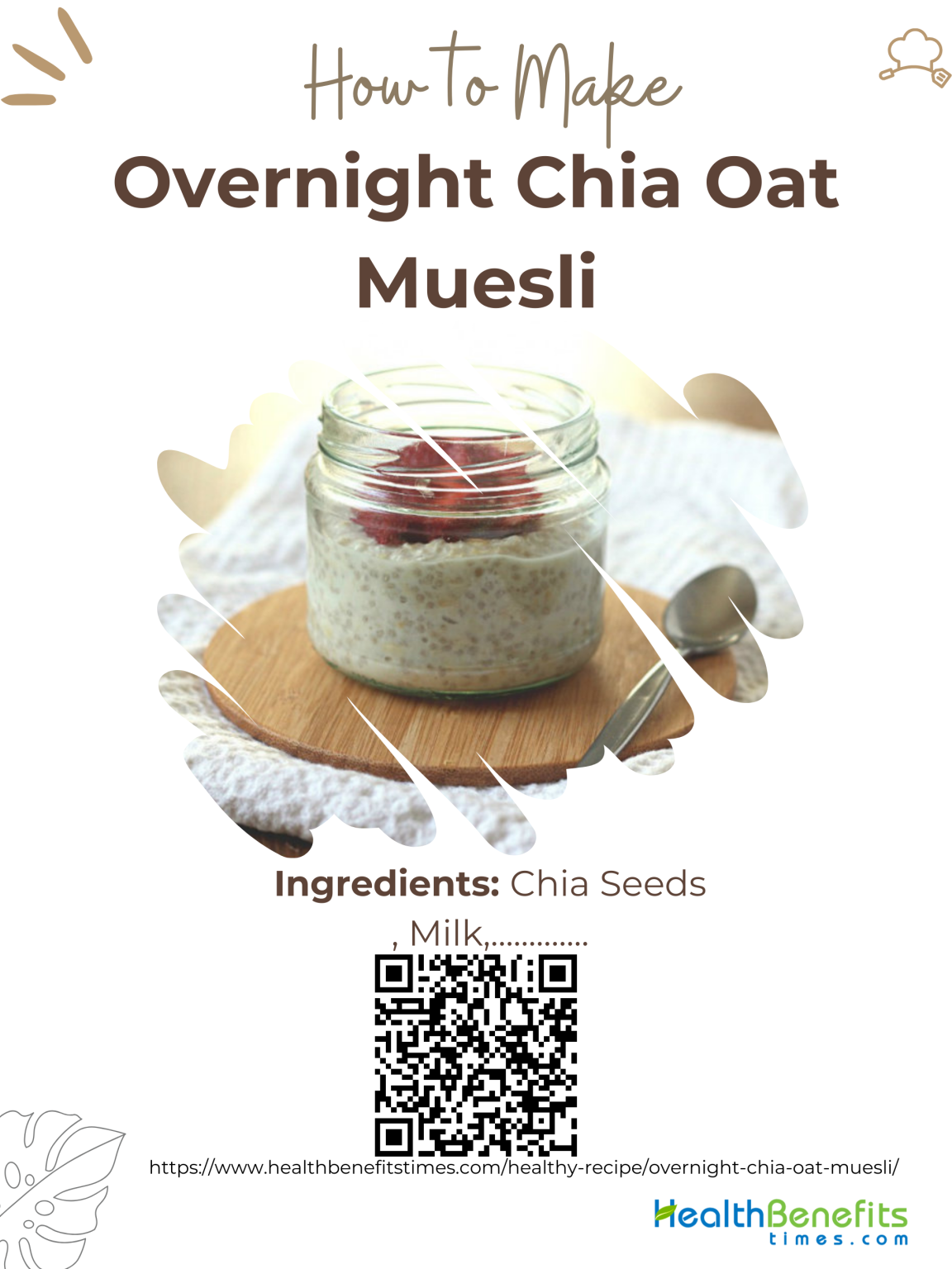 Overnight Chia Oat Muesli | Health Benefits