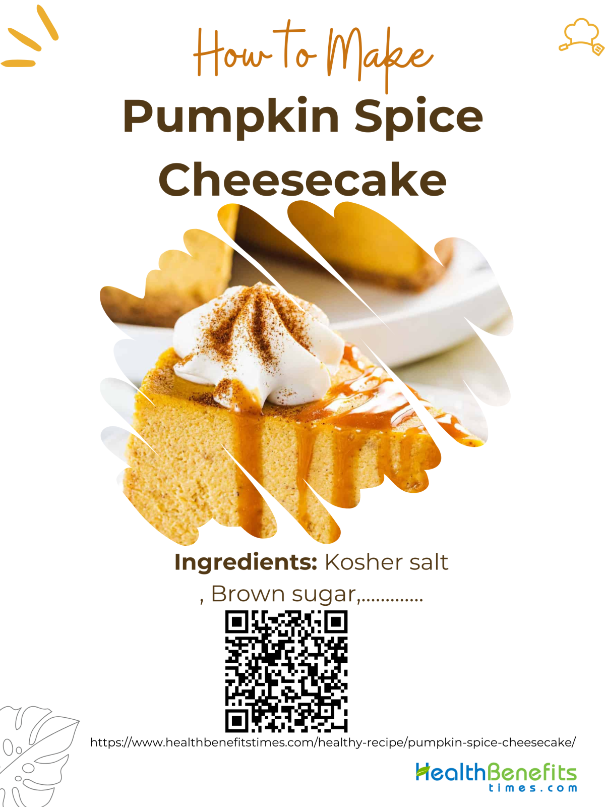 Pumpkin spice cheesecake | Health Benefits