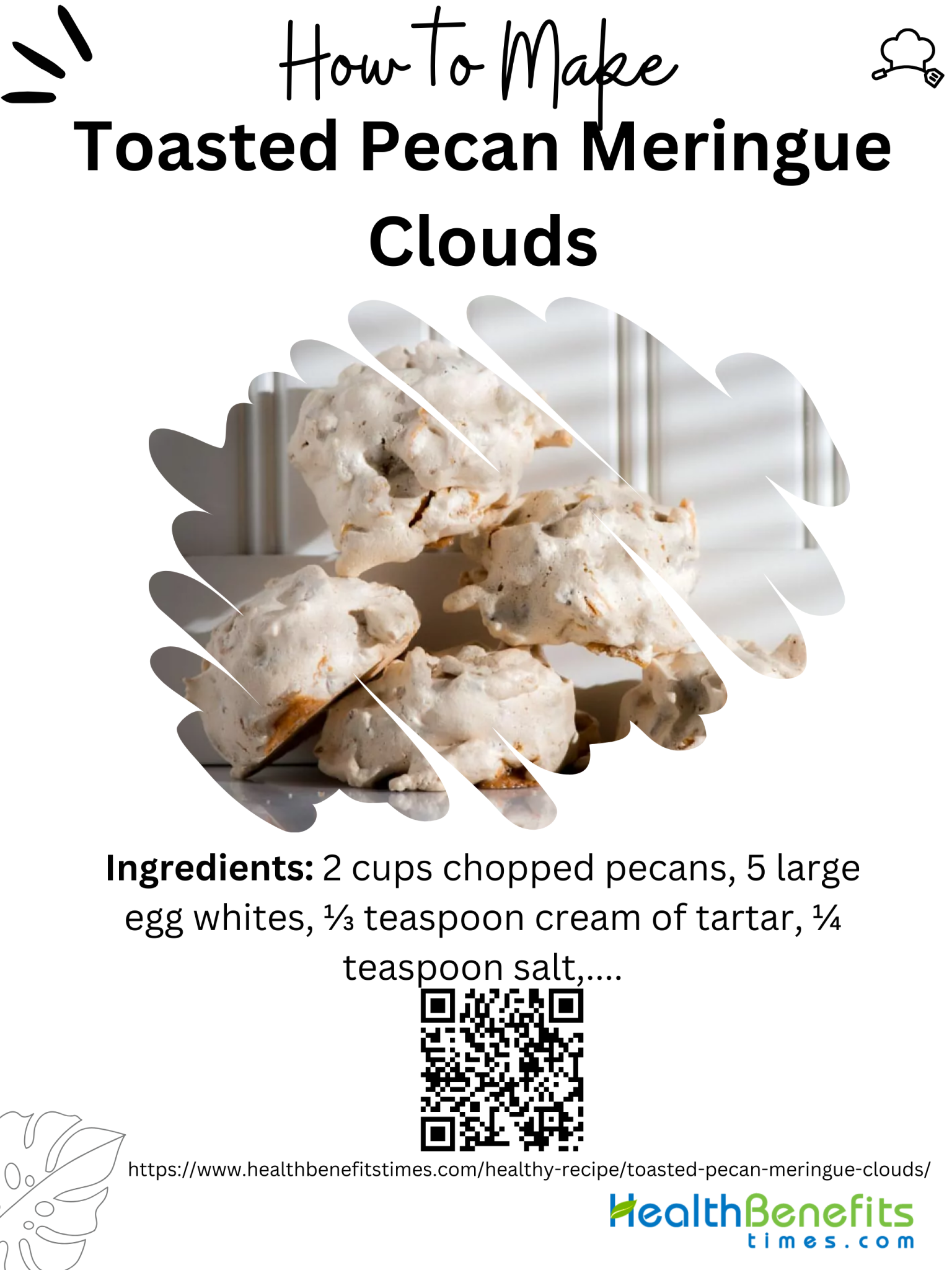 Toasted Pecan Meringue Clouds | Health Benefits