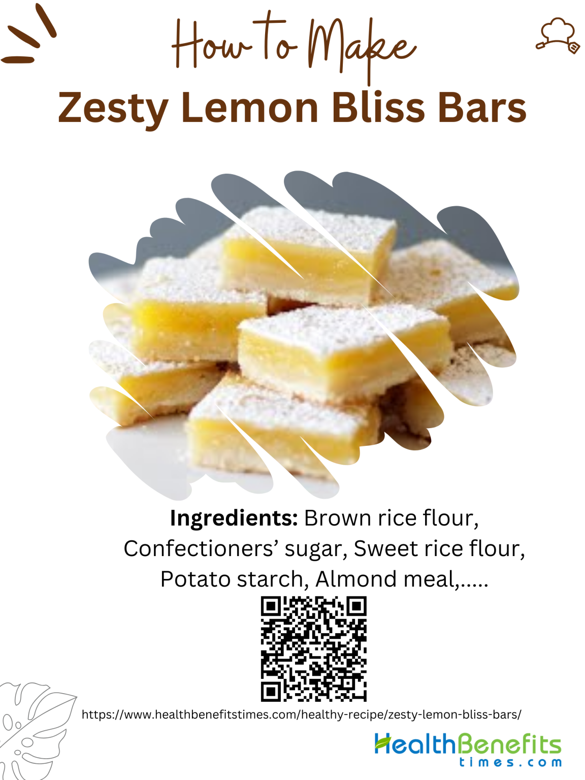 Zesty Lemon Bliss Bars - Health Benefits