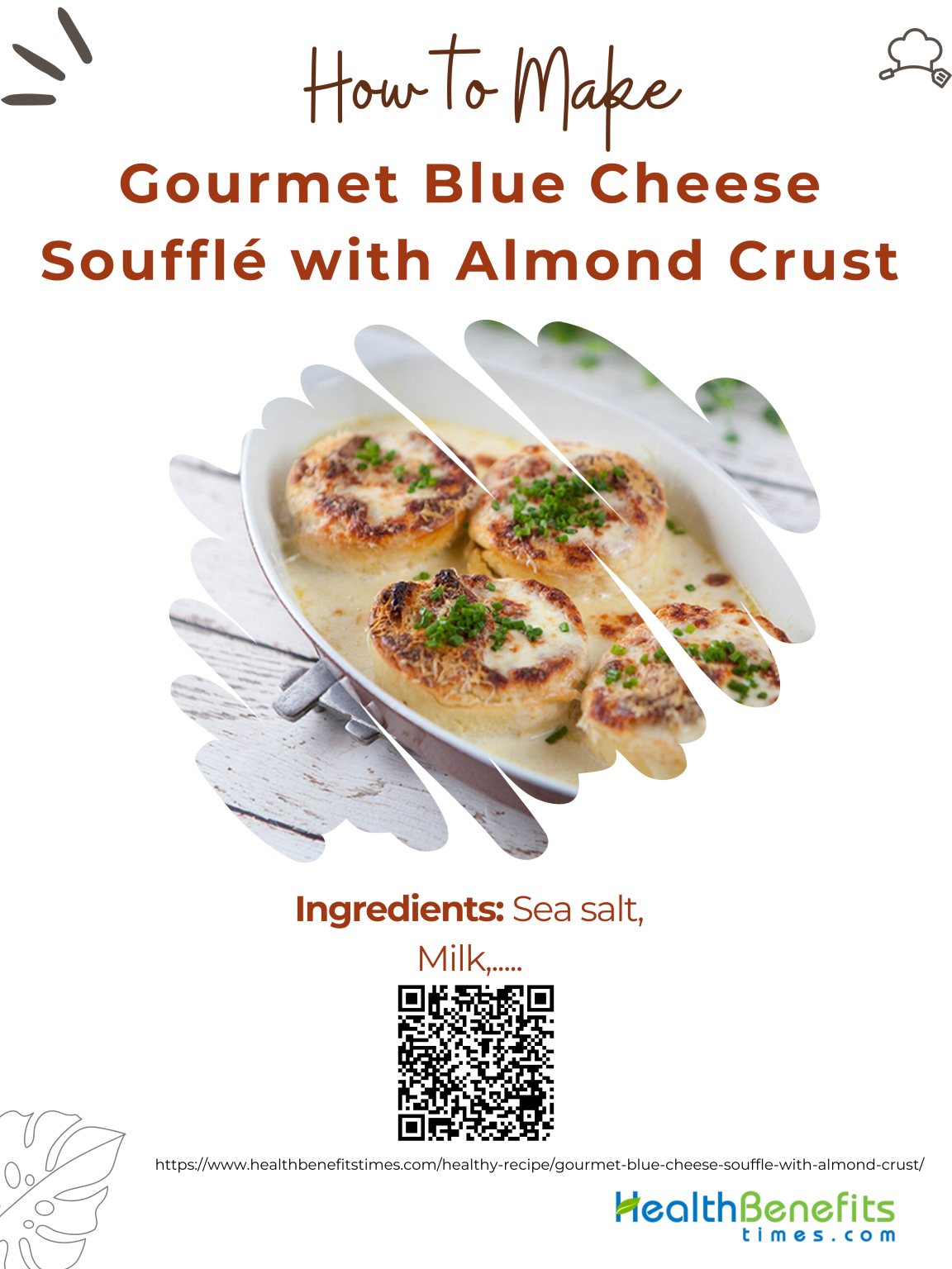 Gourmet Blue Cheese Soufflé with Almond Crust - Health Benefits