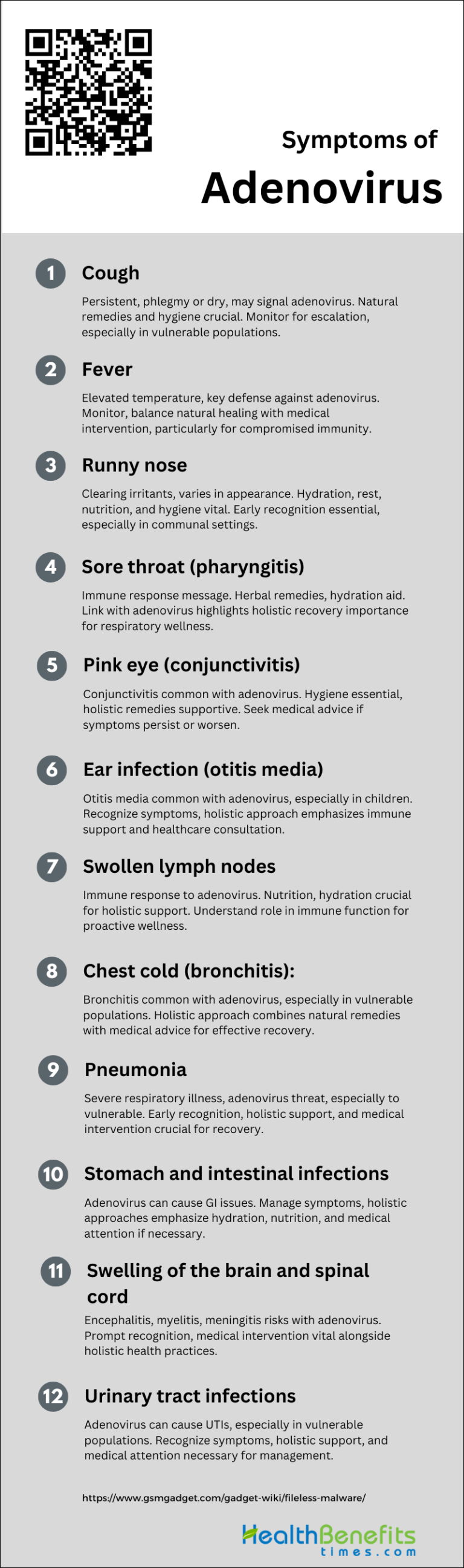 Symptoms of Adenovirus | Health Benefits