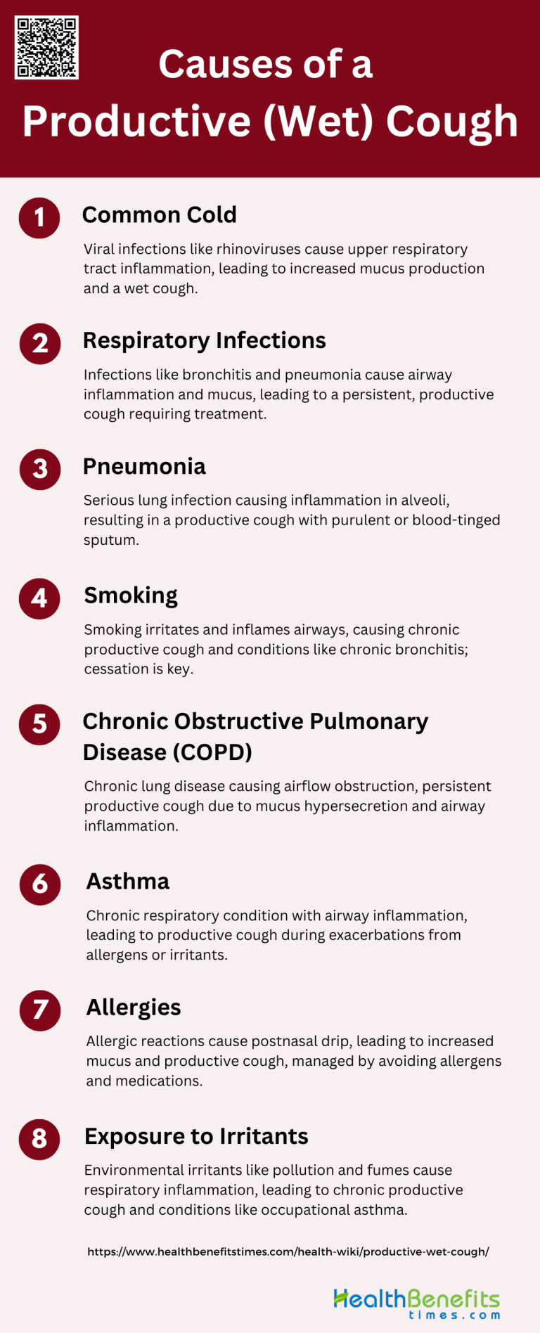 Productive (Wet) Cough Symptoms, Causes, and Treatment Options - Health Benefits