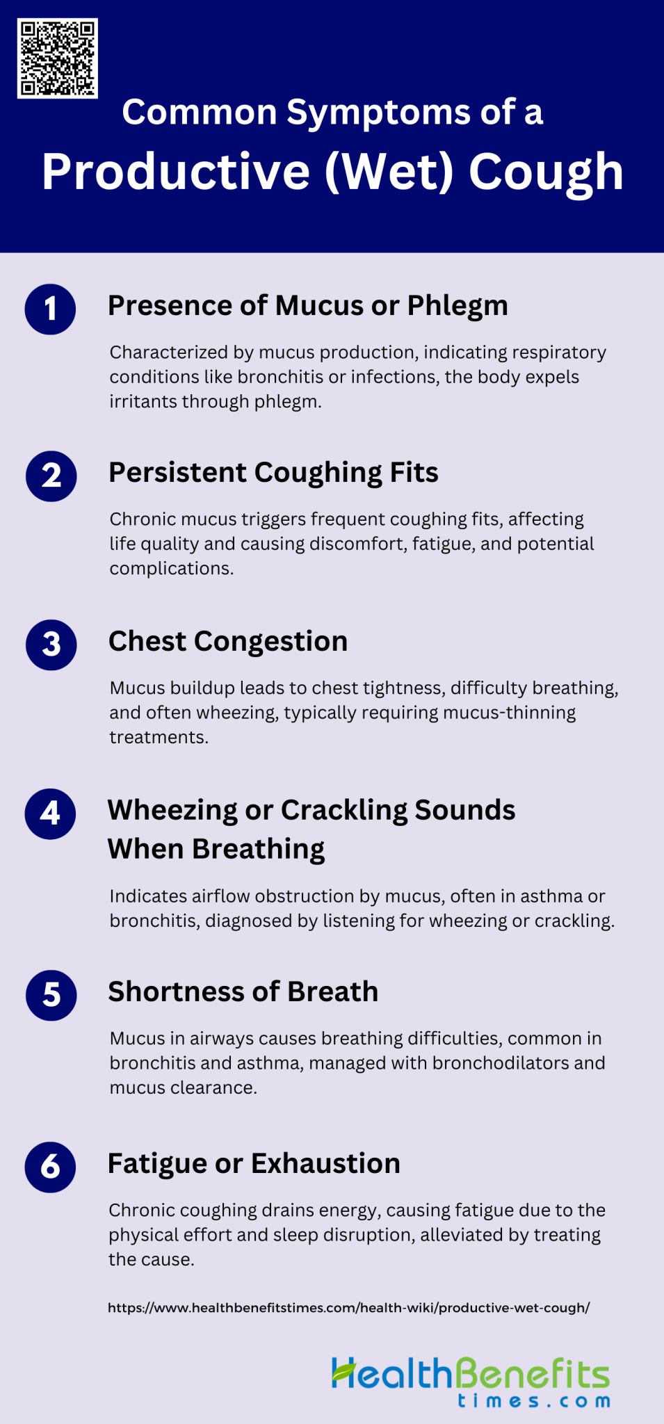 Productive (Wet) Cough Symptoms, Causes, and Treatment Options - Health ...
