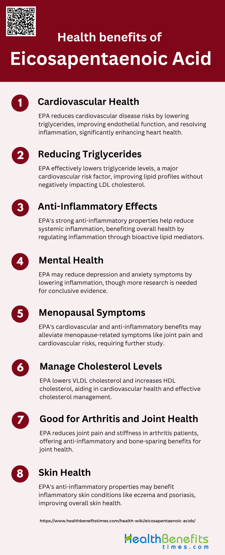 What is Eicosapentaenoic acids (EPA), Uses, Side Effects - Health Benefits