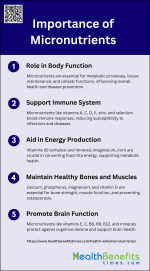 What is Micronutrients: Definition, importance, and food sources ...