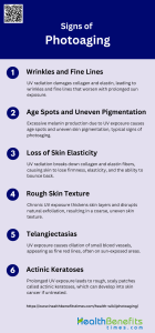 What is Photoaging (Sun-damaged Skin) Signs, Causes & Treatment - Health Benefits