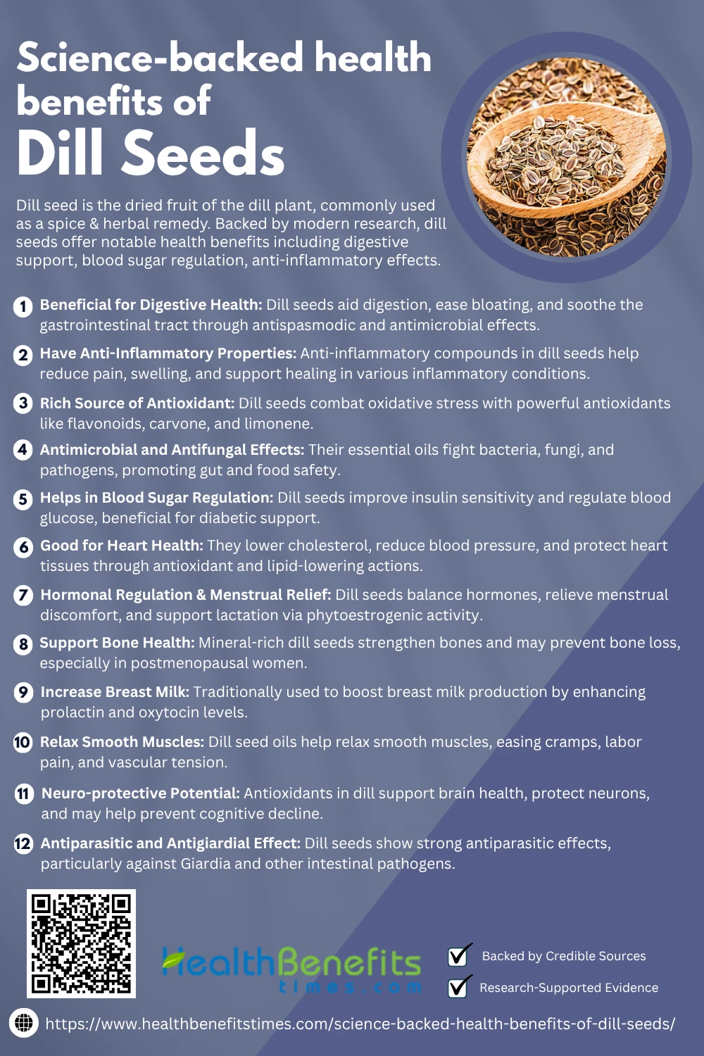 Science-backed health benefits of Dill Seeds