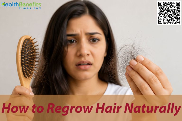 How to Regrow Hair Naturally - Health Benefits
