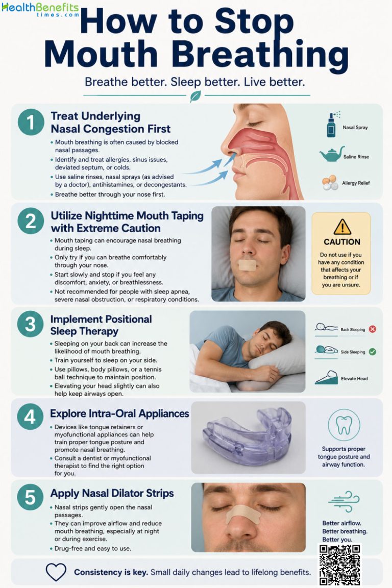 How to Stop Mouth Breathing - Health Benefits