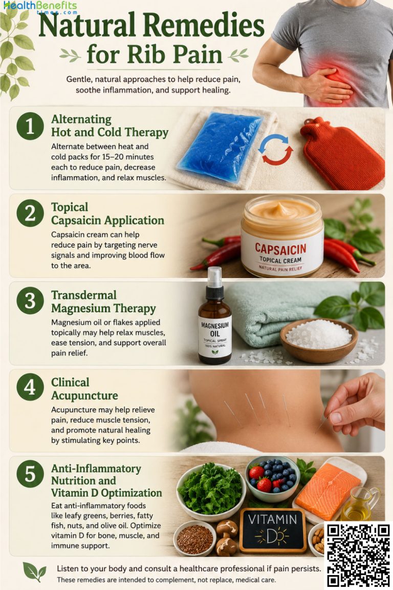 Natural Remedies for Rib Pain - Health Benefits