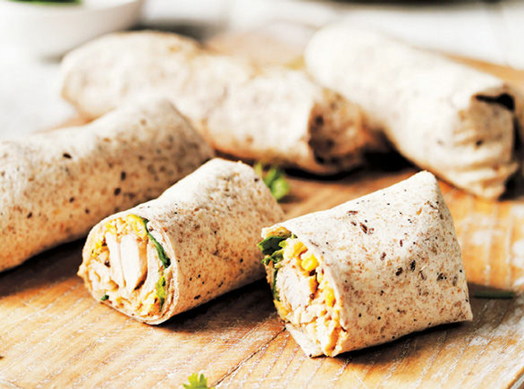 Chicken and Sweetcorn Burritos Recipe - Healthy Recipe