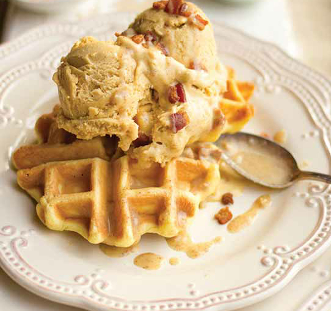 Maple Bacon Waffle Breakfast Sundaes Recipe - Healthy Recipe