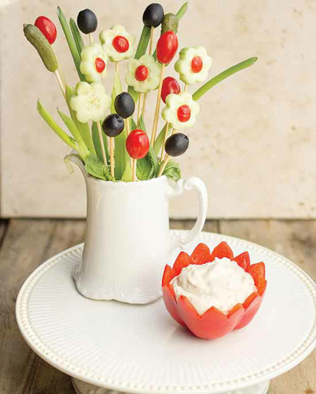 Popsicle Crudités with Dill Dip Recipe - Healthy Recipe