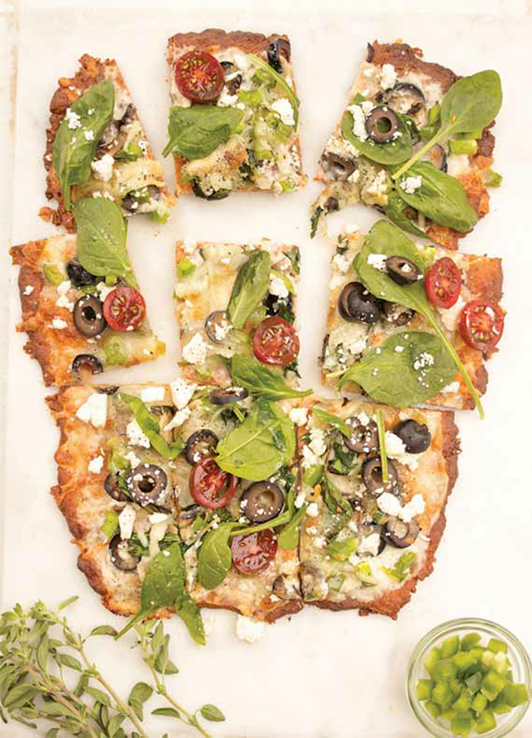 How to Make Spanakopita Flatbread - Healthy Recipe