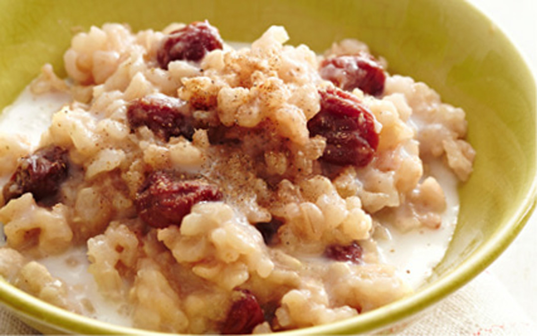 How to Make White Chocolate-Cherry Rice Pudding - Healthy Recipe