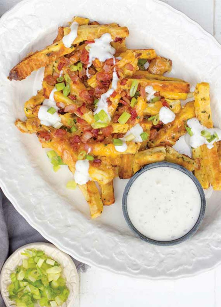 Loaded Fries with Ranch Recipe - Healthy Recipe