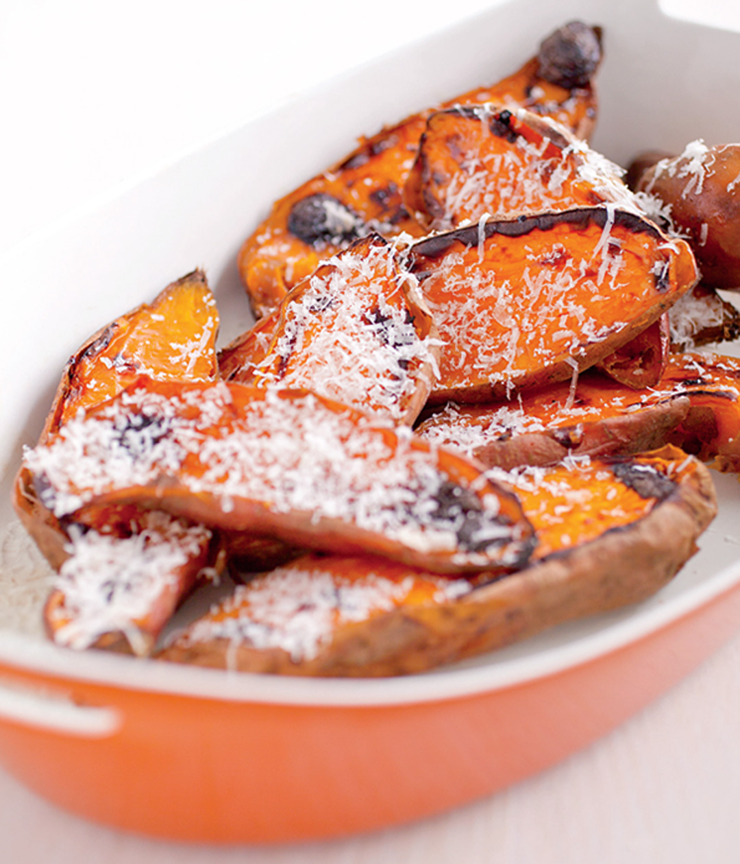 Caramelized Sweet Potatoes with Smoked Sea Salt and Pecorino Recipe ...