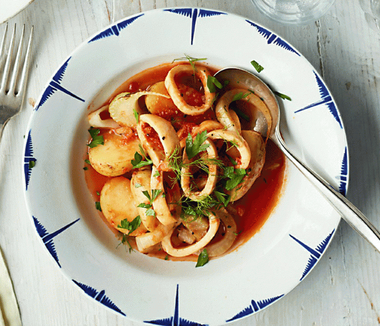 Slow-Braised Squid Recipe - Healthy Recipe