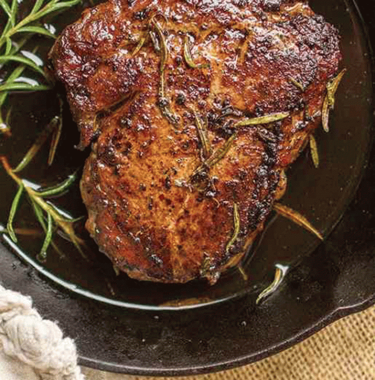 Basted Rib-Eye Steak Recipe - Healthy Recipe