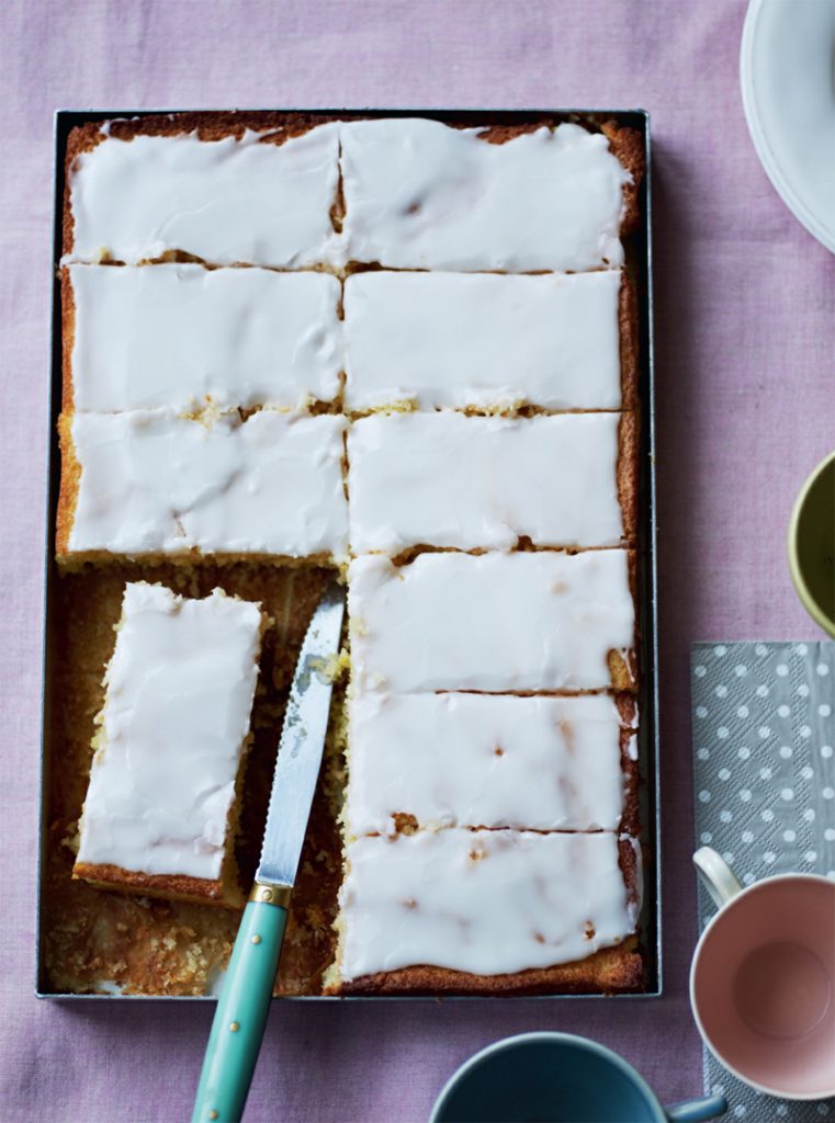 Lemon slab cake recipe - Healthy Recipe